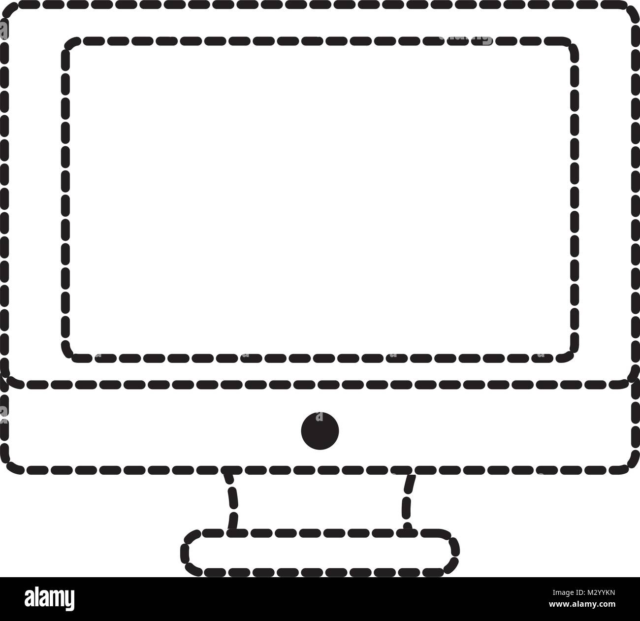 Dotted shape screen computer hi-res stock photography and images - Alamy