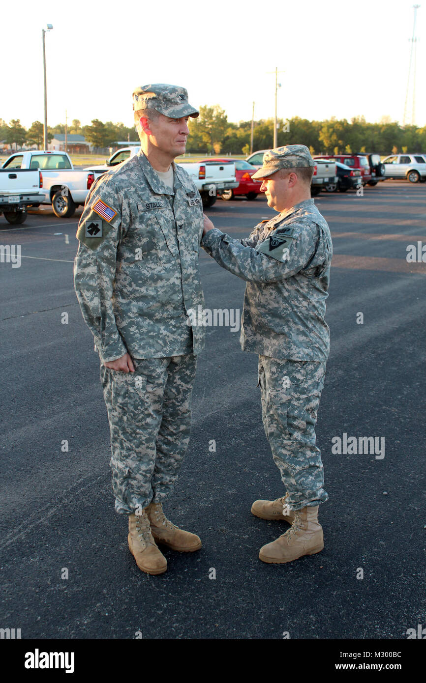 Soldiers at Camp Gruber are given their new unit patch. Camp Gruber ...