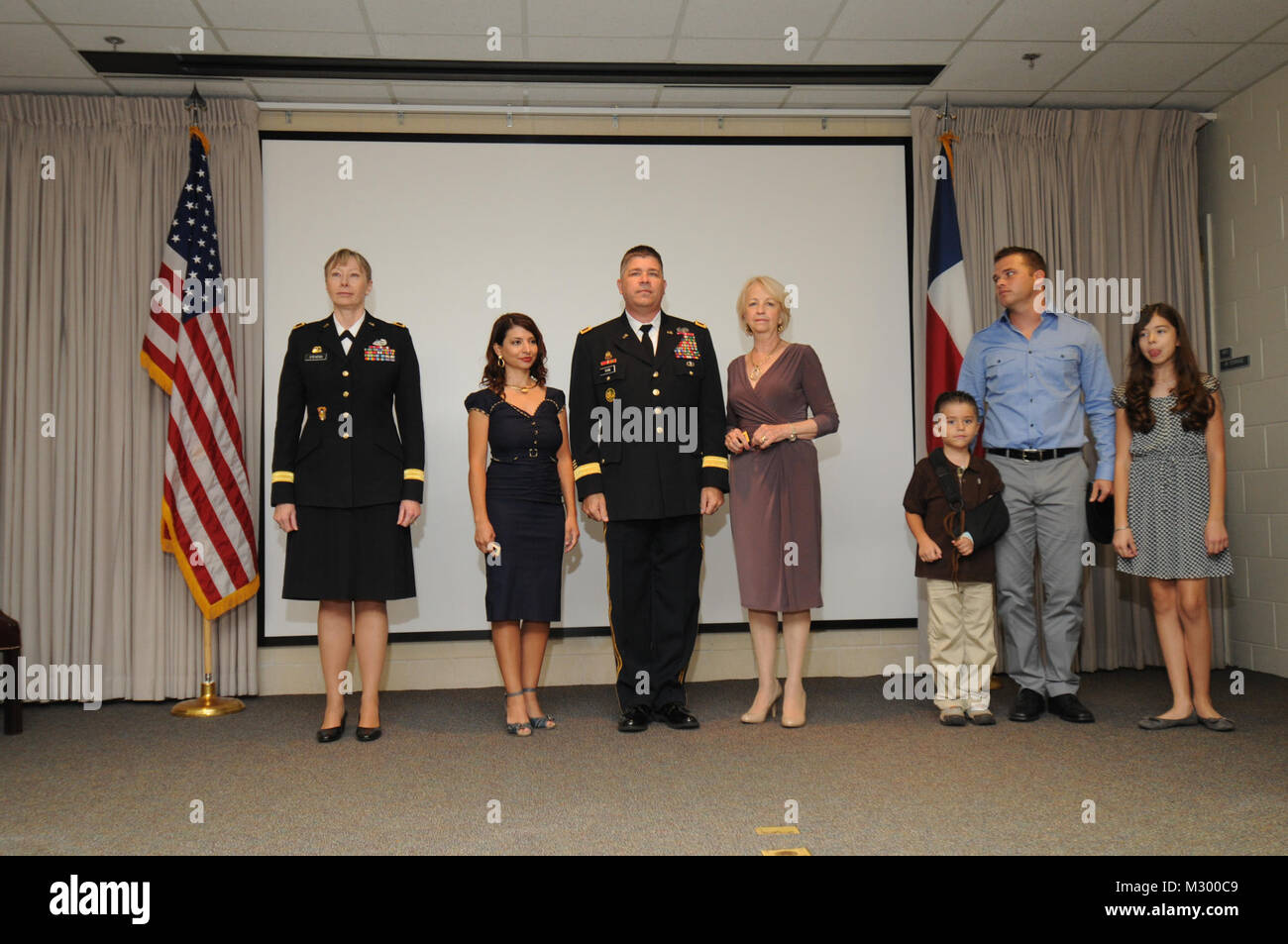 BG Ryan Promotion 3 by Texas Military Department Stock Photo - Alamy
