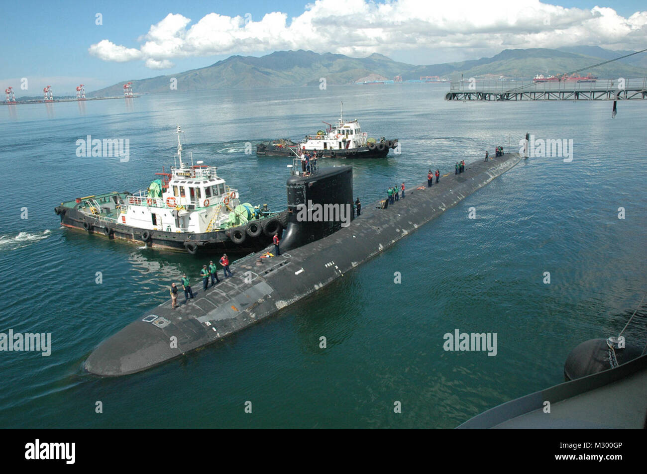 USS Hawaii USS Frank Cable at Subic Bay, PI by #PACOM Stock Photo - Alamy