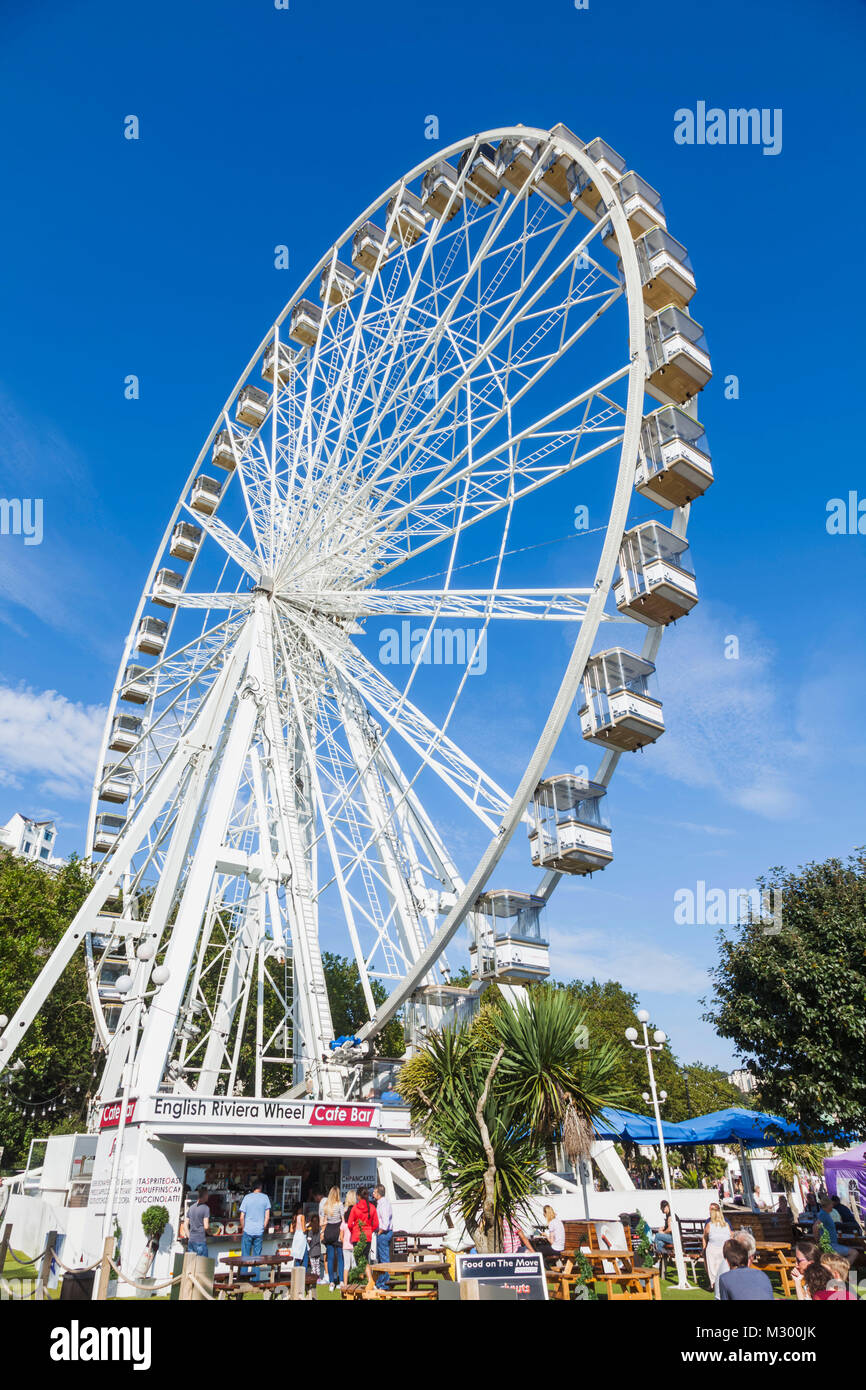England, Devon, Torquay, The English Riviera Wheel Stock Photo - Alamy