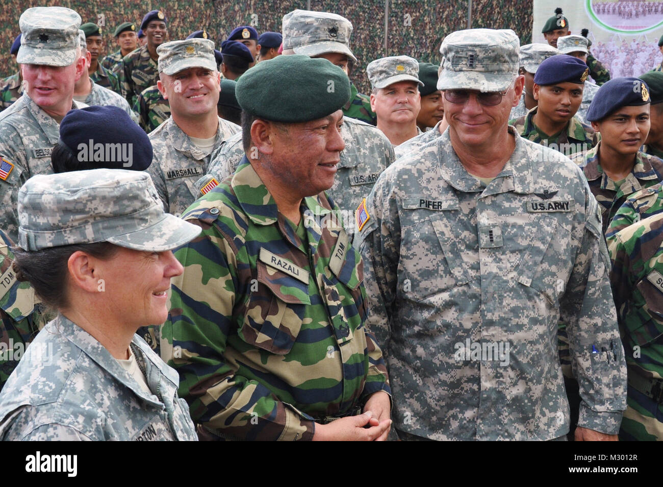 560th BfSB Soldiers in Malaysia for opening of Operation Keris Strike ...