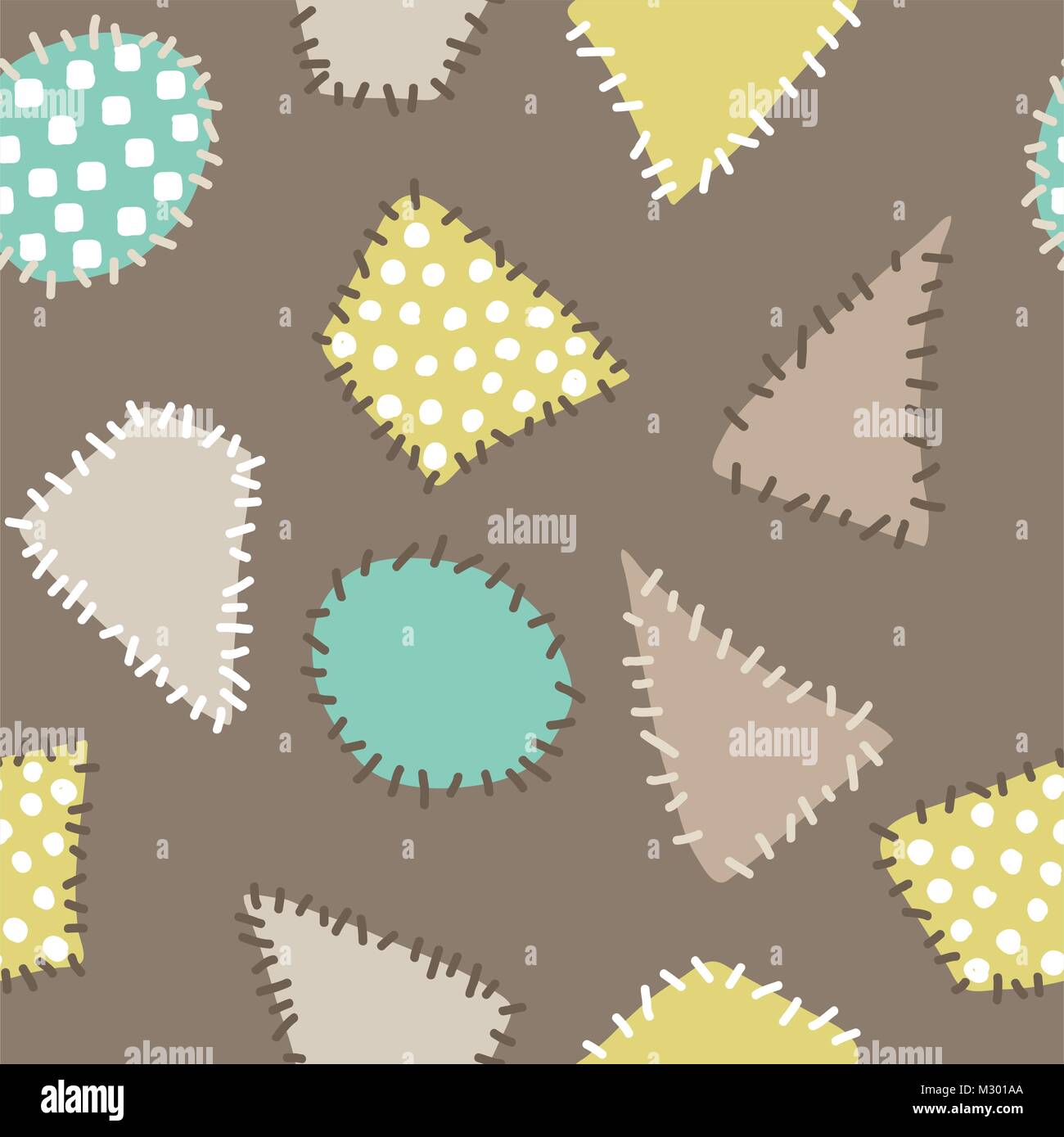 vector abstract background with colorful patches. Seamless pattern Stock Vector Image & Art - Alamy