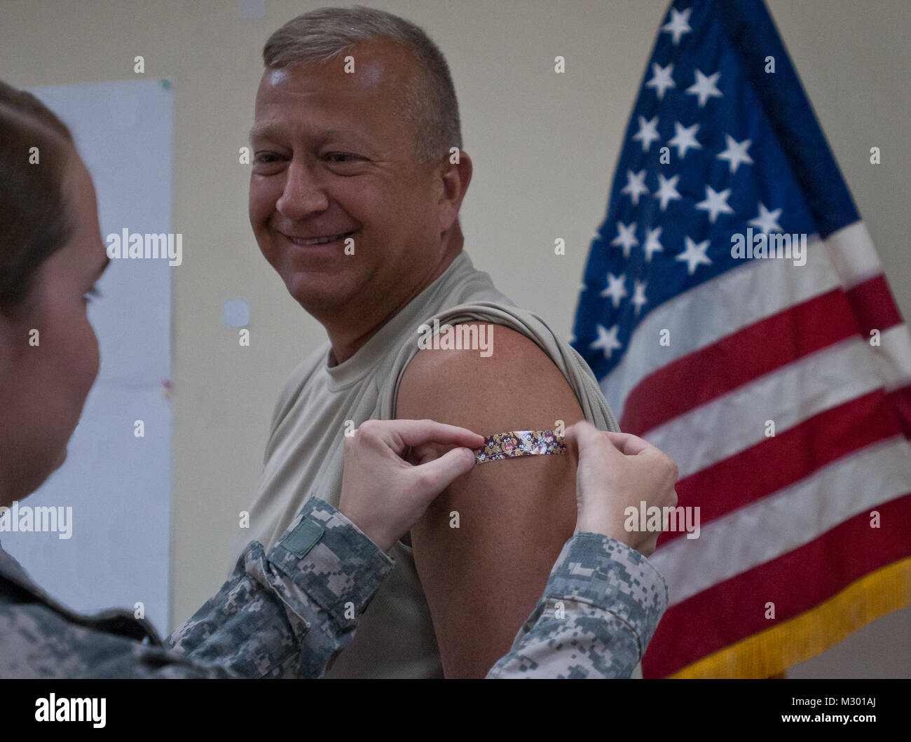 316th CG and CSM Get First Stick In Preparation For Flu Season by 316th ...