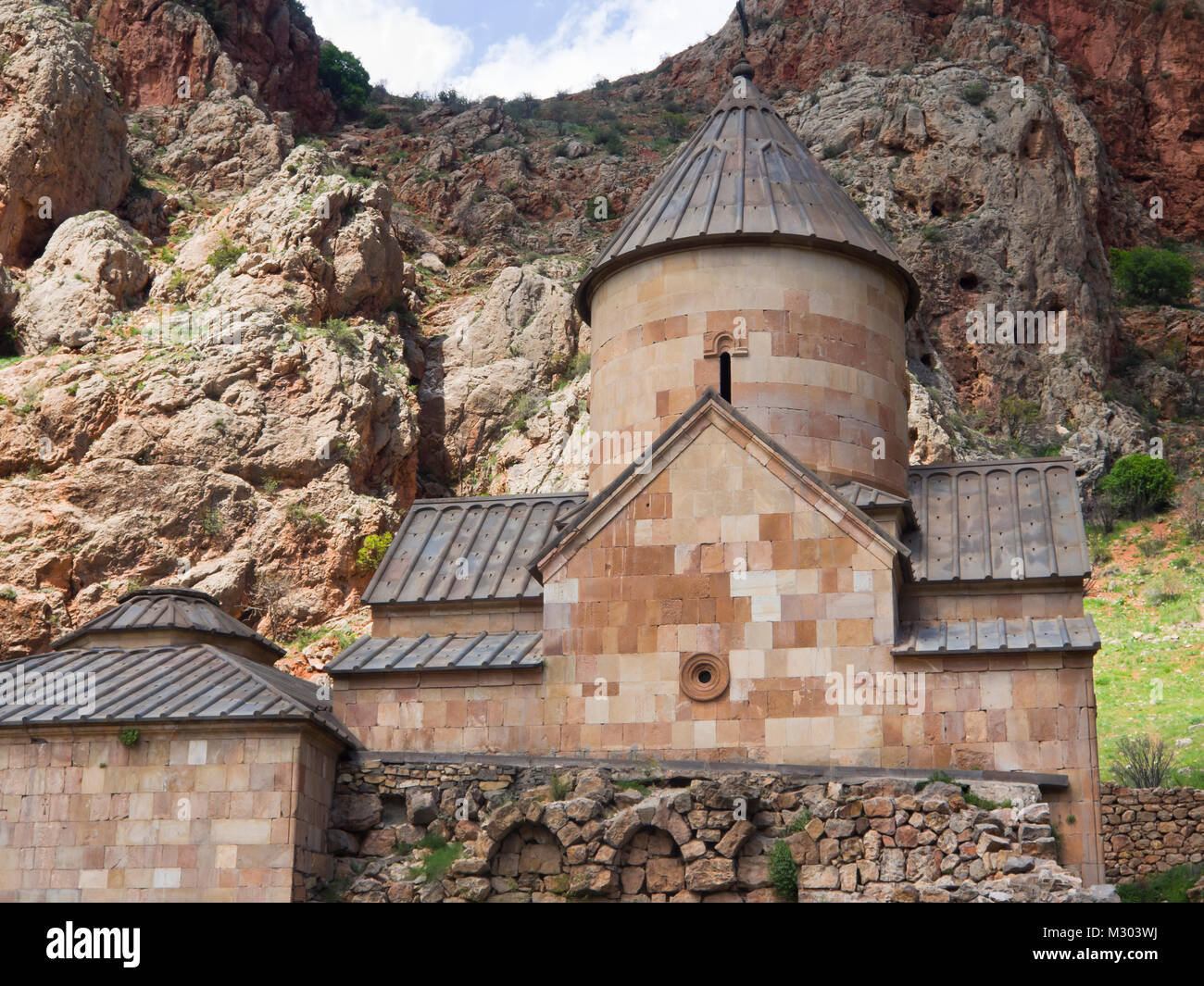 Noravank Monastery in southern Armenia, the Surb Karapet Church in a ...