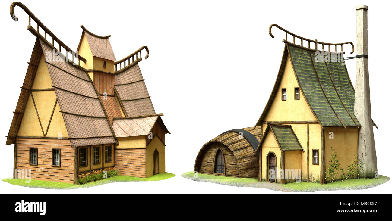 Fantasy town hi-res stock photography and images - Alamy