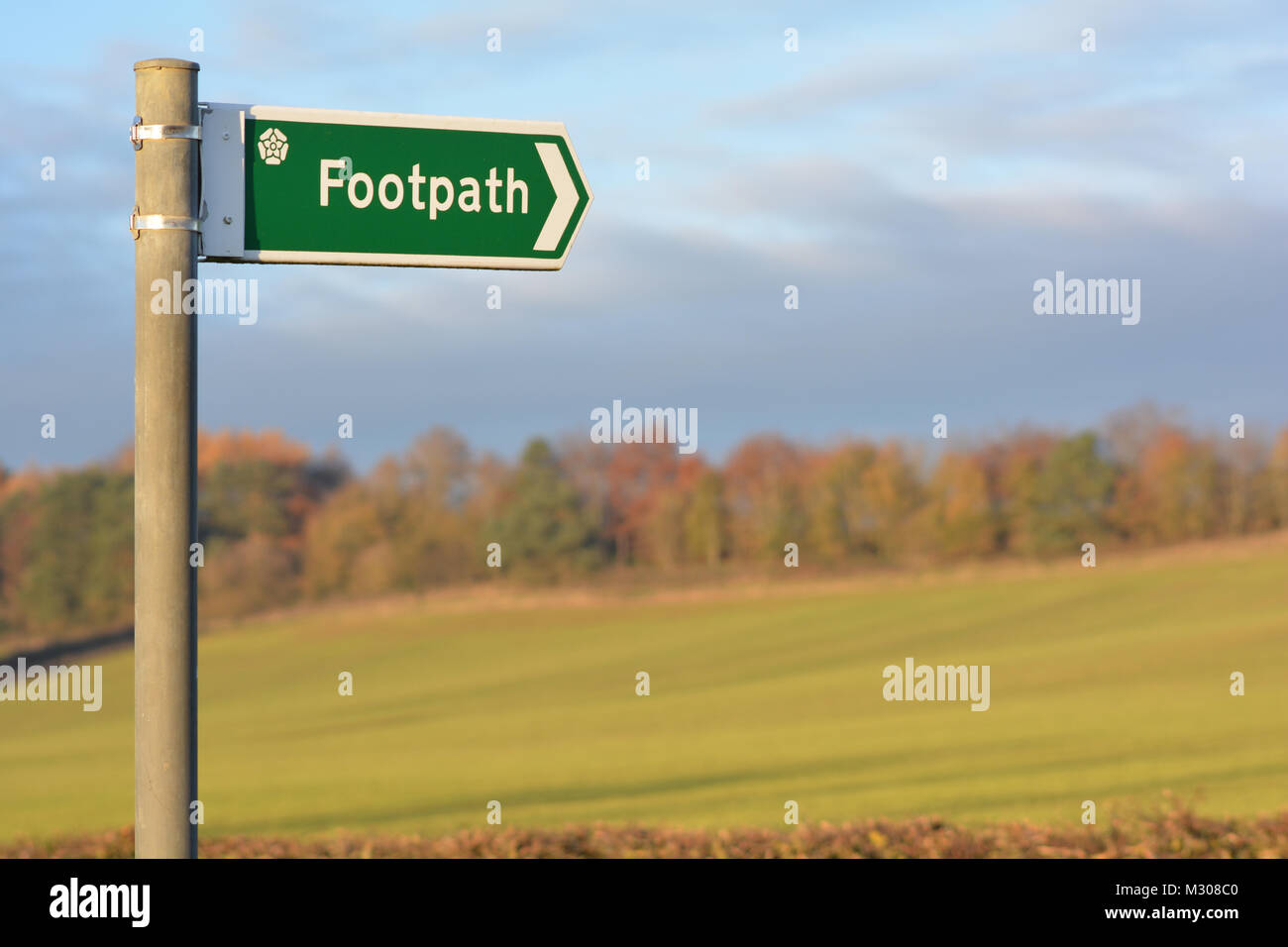 Footpath in foreground hi-res stock photography and images - Alamy