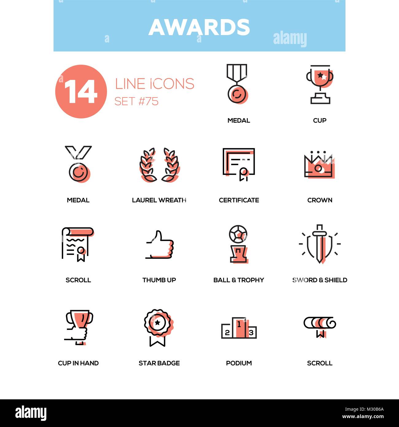 Winner podium awards flat hi-res stock photography and images - Alamy