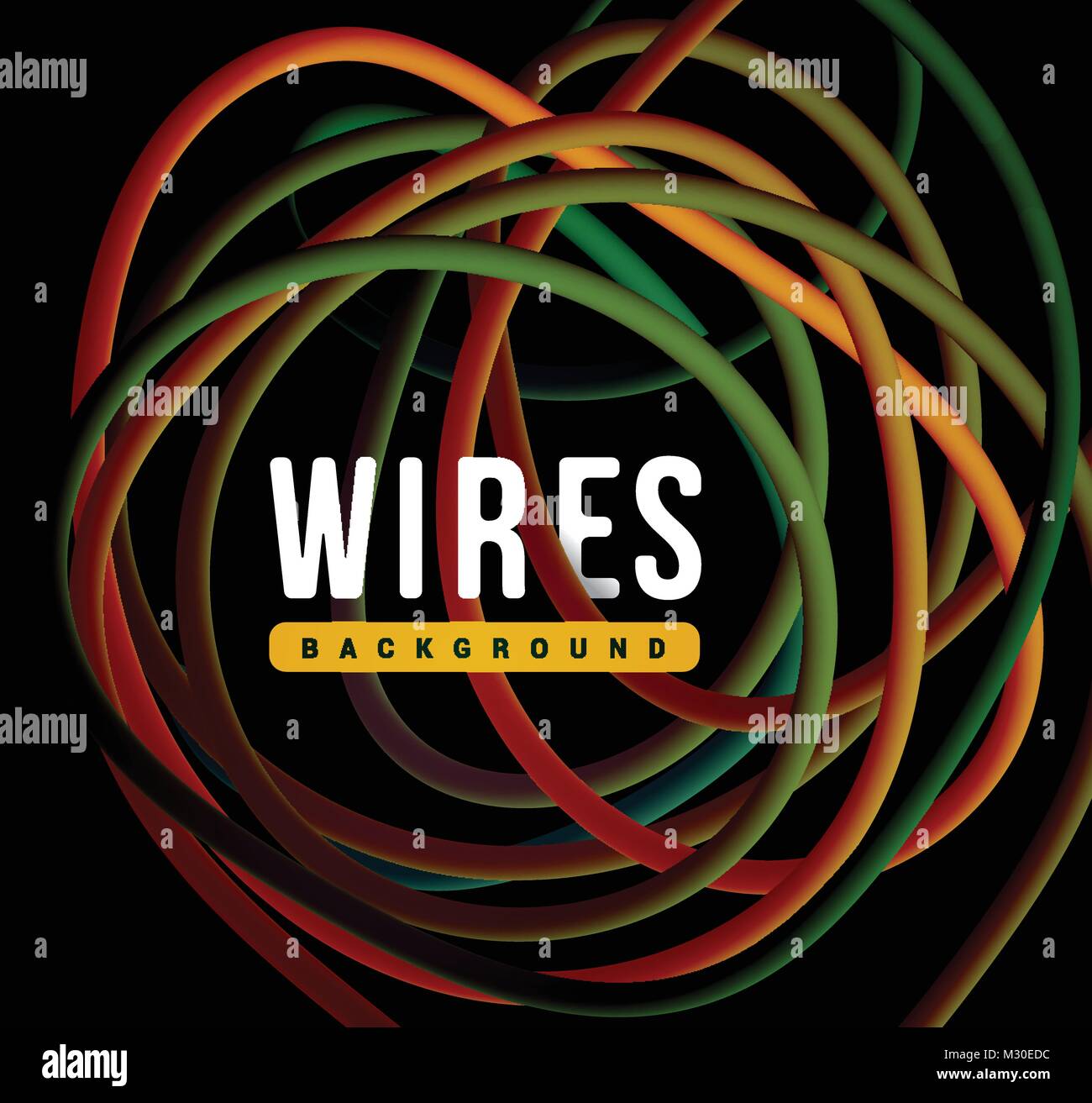 Telephone cables wires Stock Vector Images - Alamy