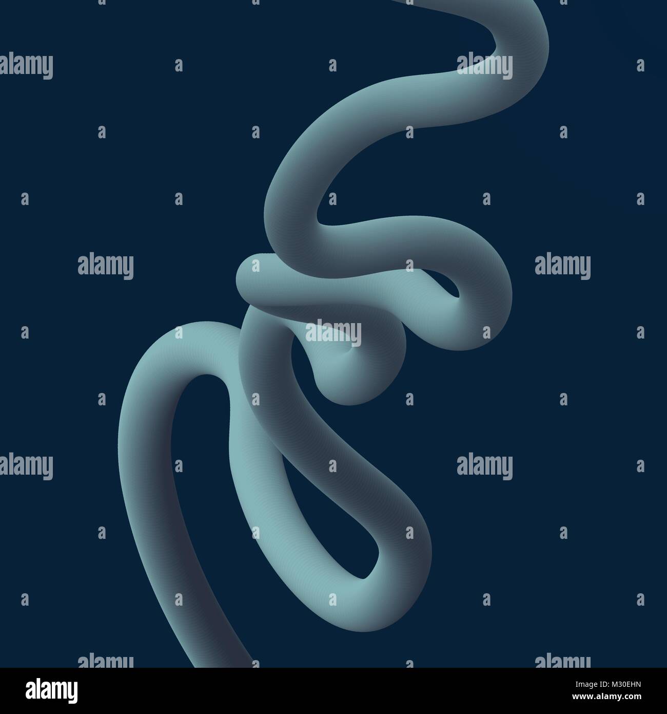 Abstract fluid line. Gradient flow design. Vector Stock Vector Image ...