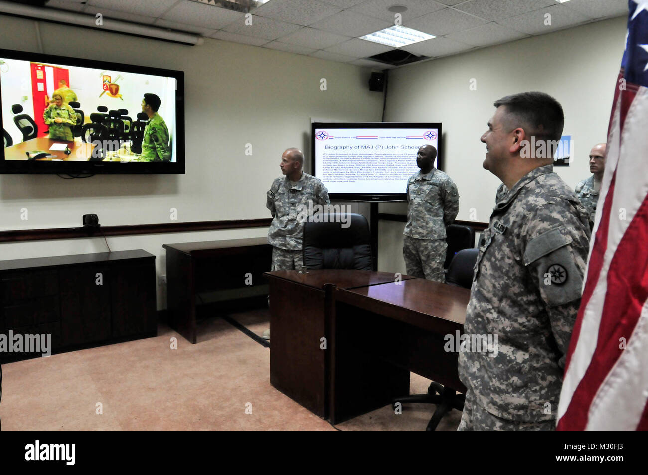 Lt. Col. Michelle Letcher, the 18th Combat Service Support Bn commander ...