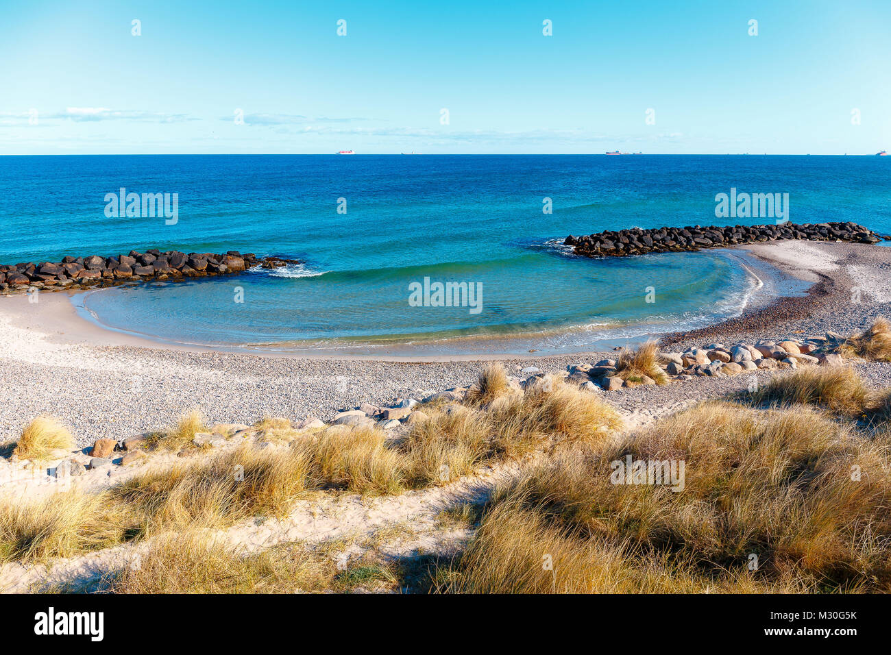 The beach at Skagen, the northern most point of Denmark Stock Photo - Alamy