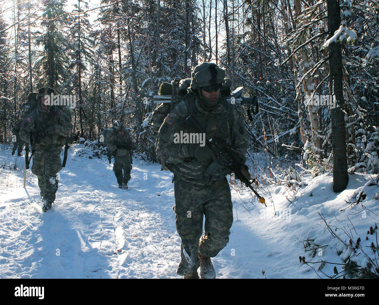 Soldiers with the 1st Battalion, 24th Infantry Regiment, 1st Stryker ...