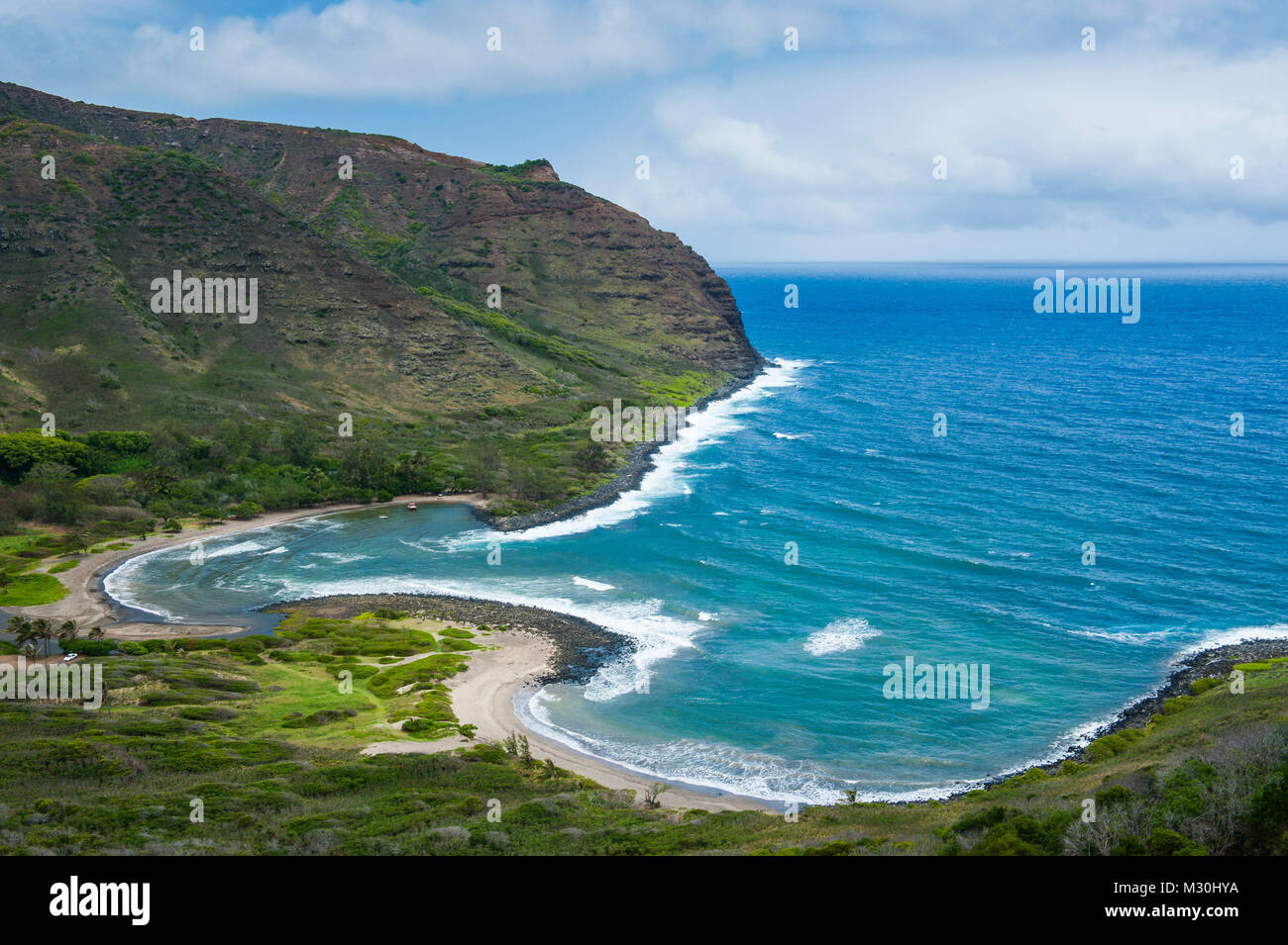 Halawa bay beach hi-res stock photography and images - Alamy