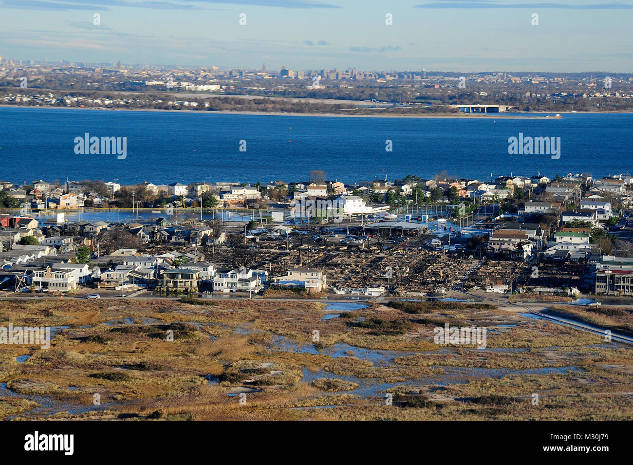 JOINT BASE MCGUIRE-DIX-LAKEHURST, N.J. – An aerial view of storm and ...