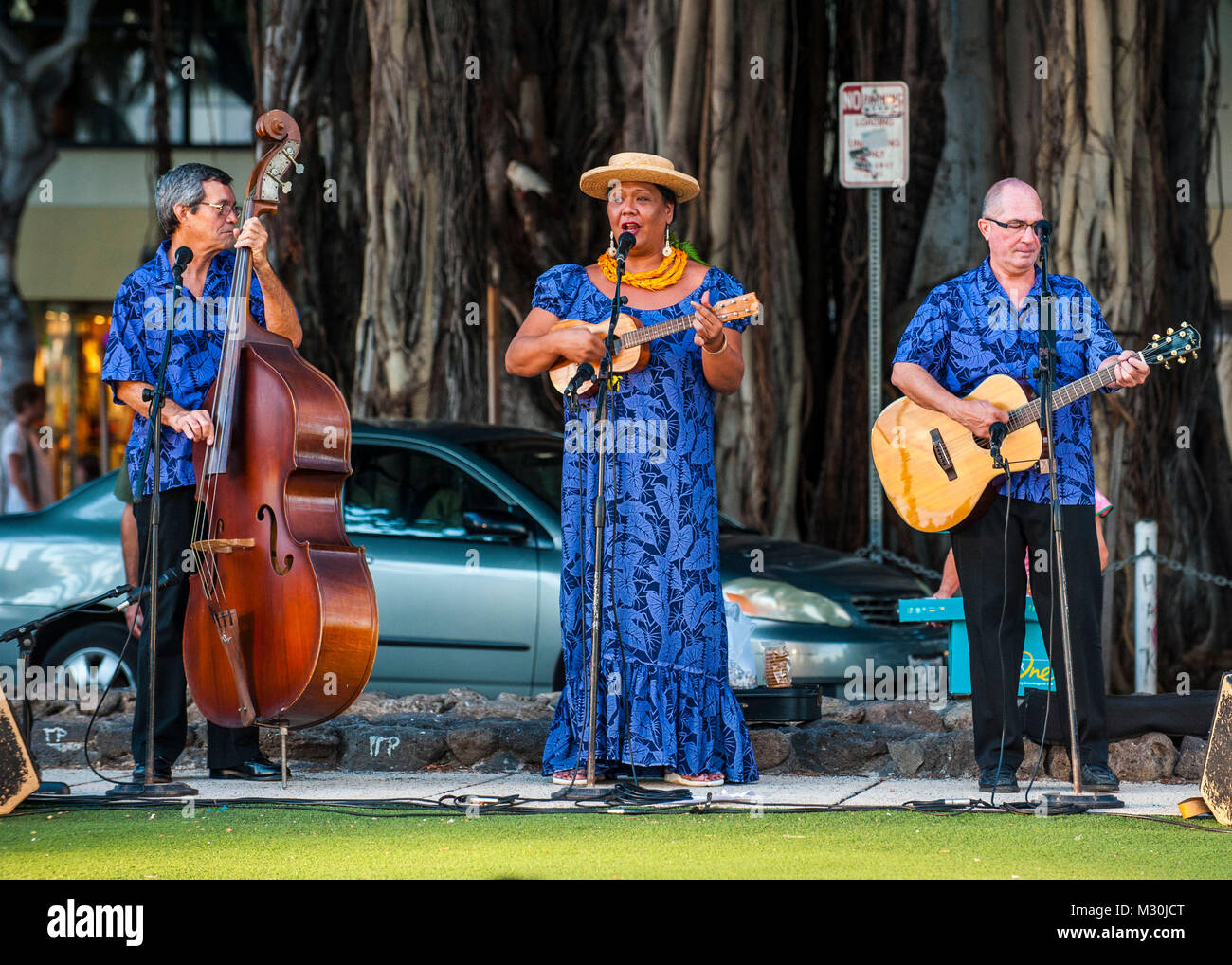 Hula dance hawaii men hi-res stock photography and images - Alamy