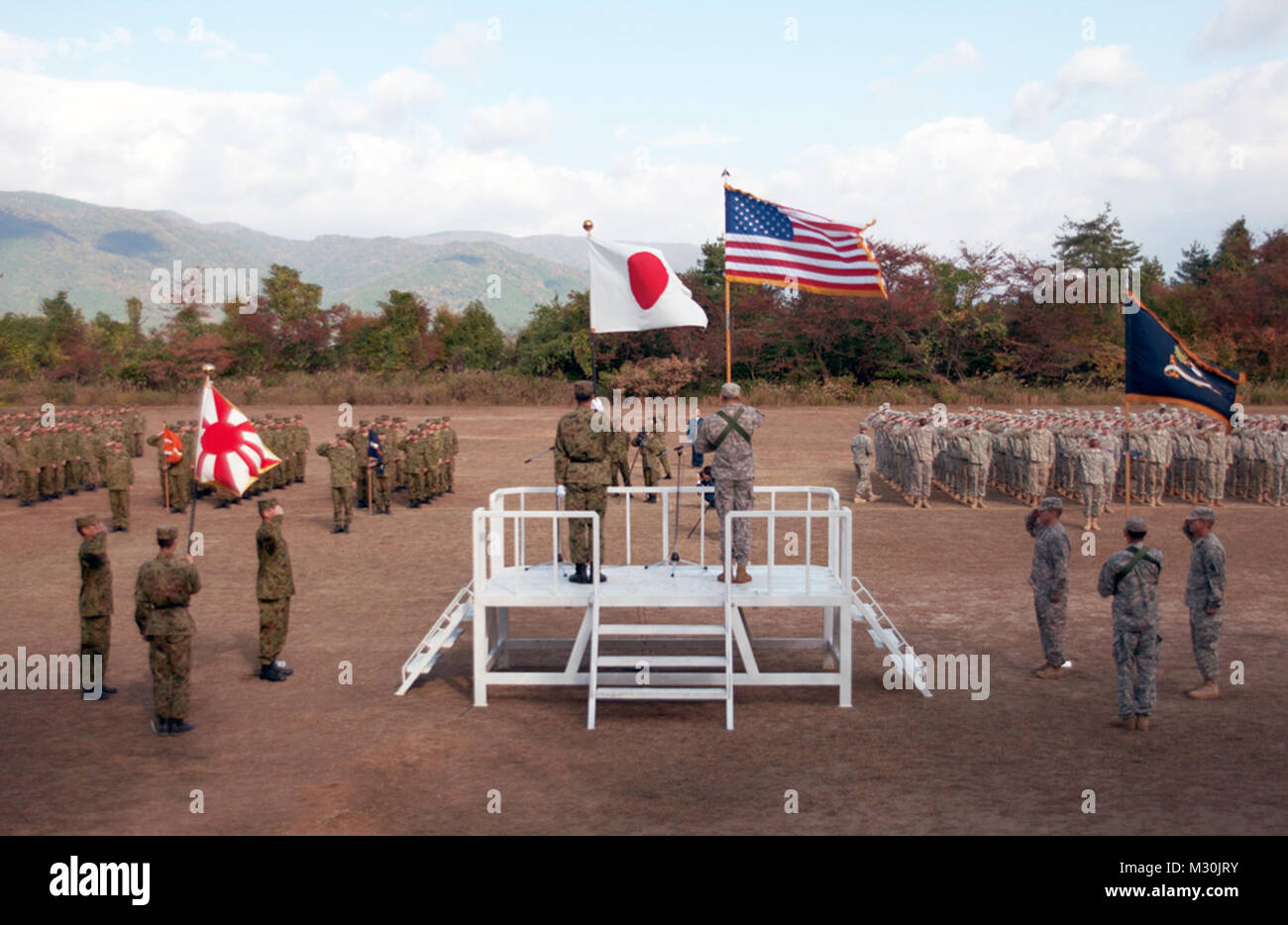 AIBANO TRAINING AREA, JAPAN – Col. Koji Furuya, Regimental Commander of ...