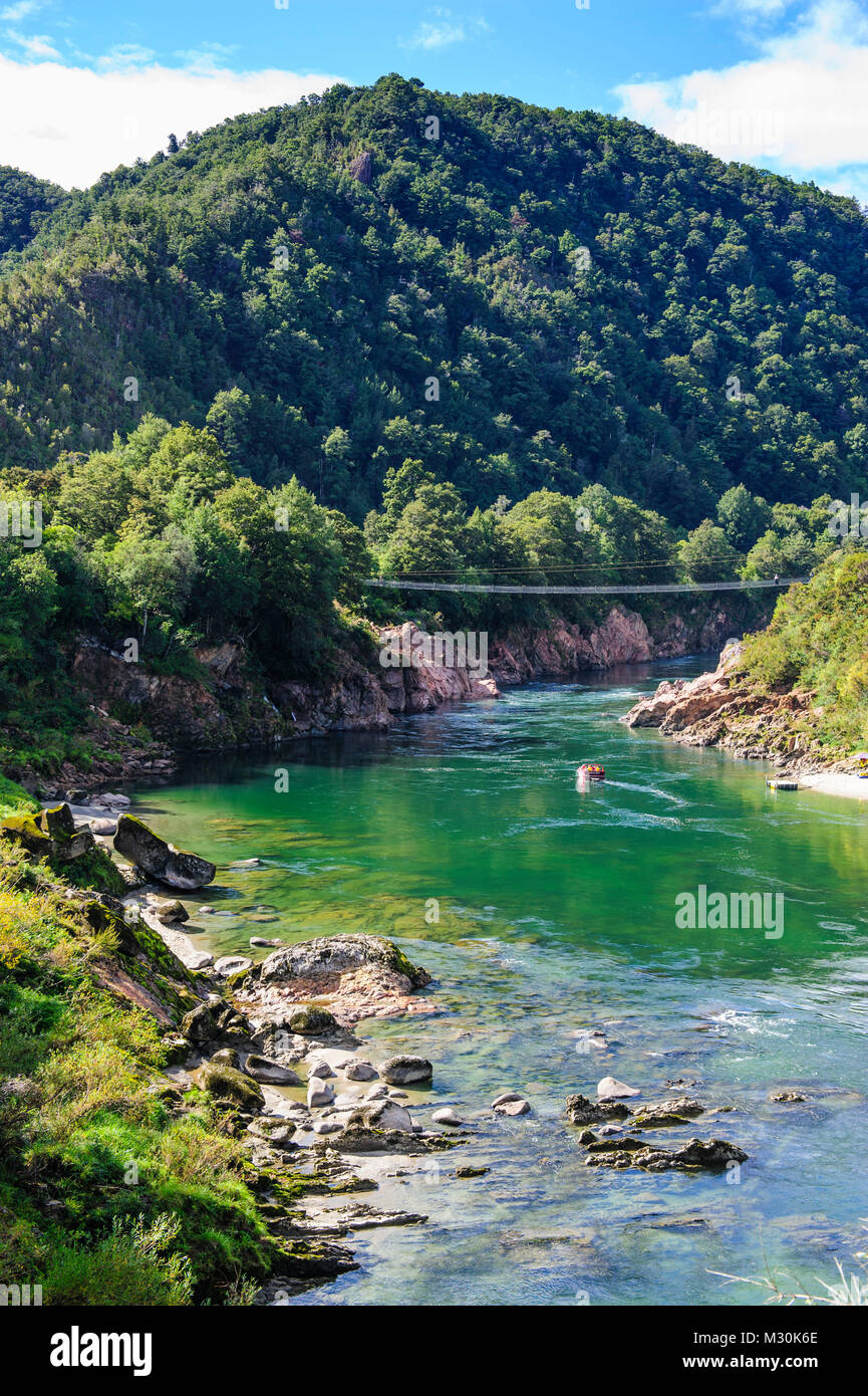 Long hanging bridge over the buller gorge hi-res stock photography and ...