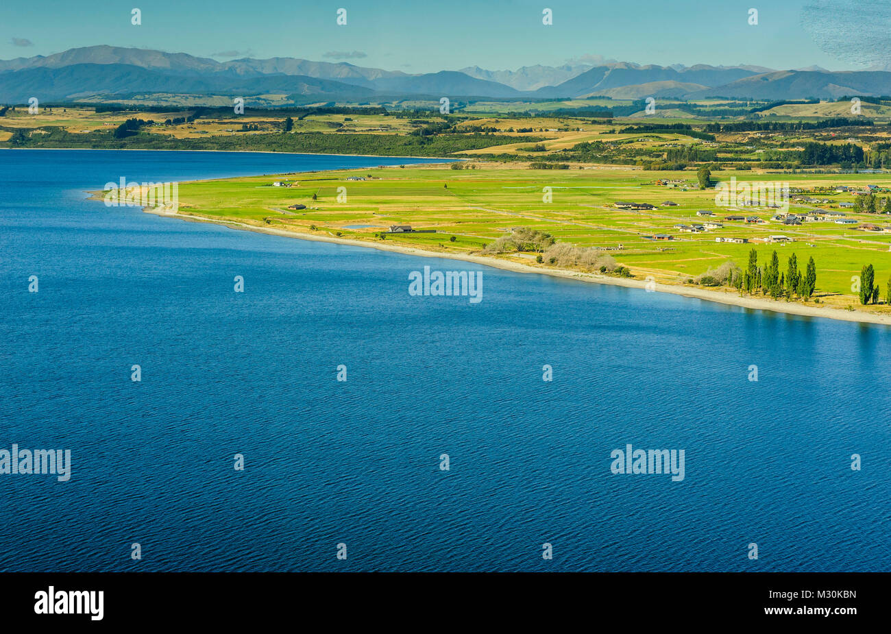 Aerial of lake te anau hi-res stock photography and images - Alamy