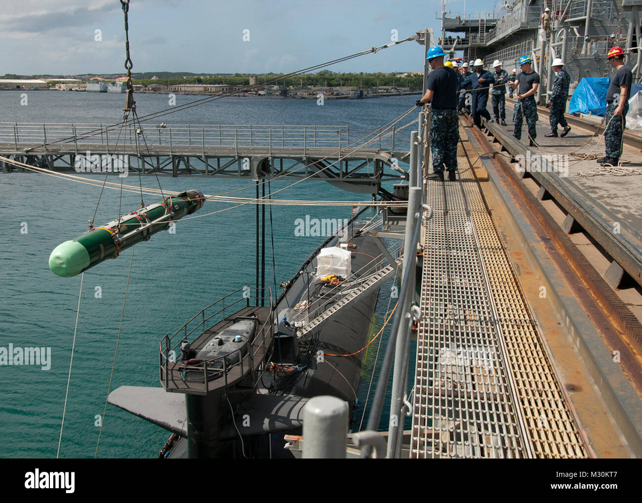 Sailors from the submarine tender USS Frank Cable by #PACOM Stock Photo ...