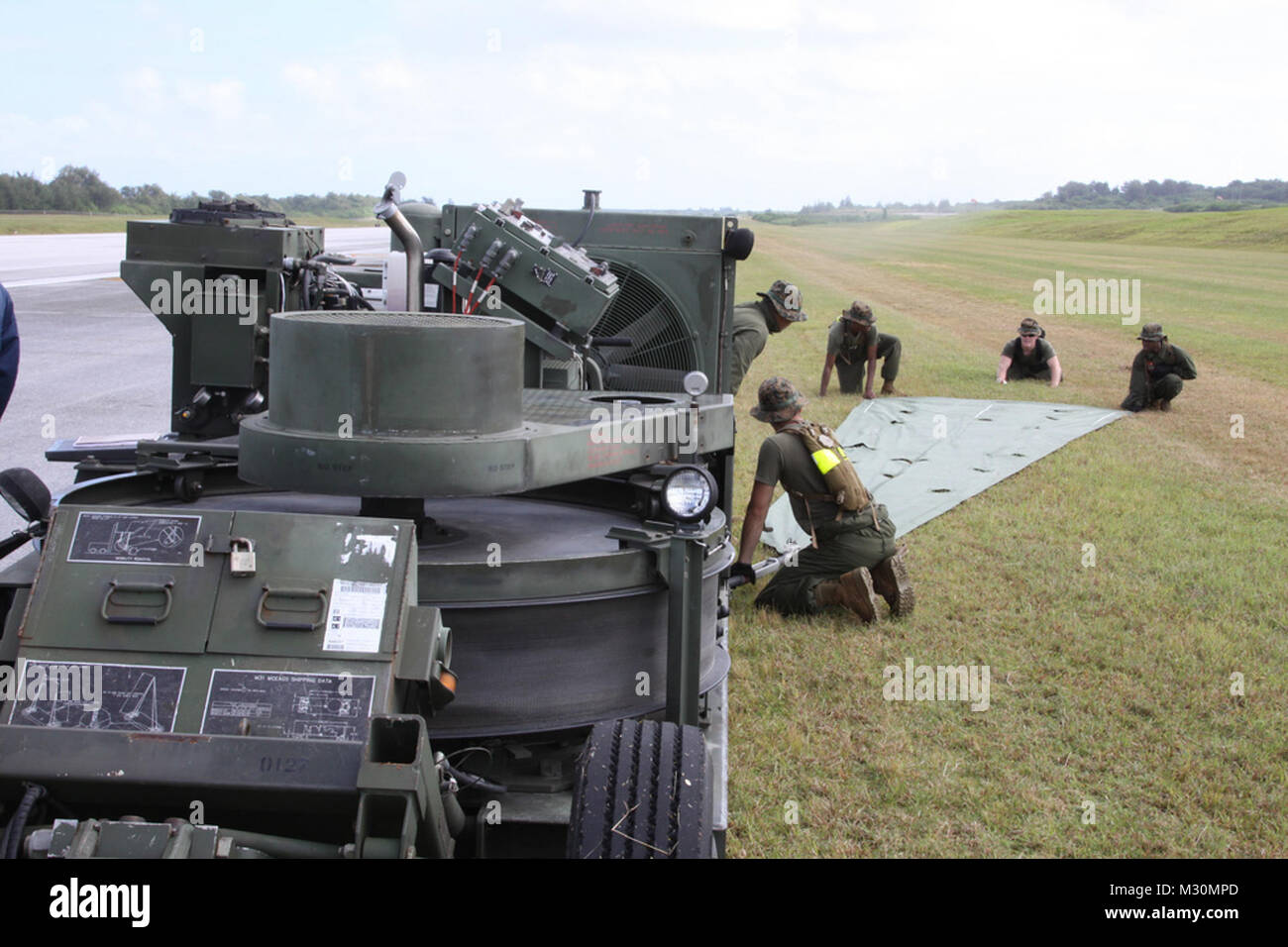 Arresting Gear System at Tinian's West Field during Exercise Forager ...