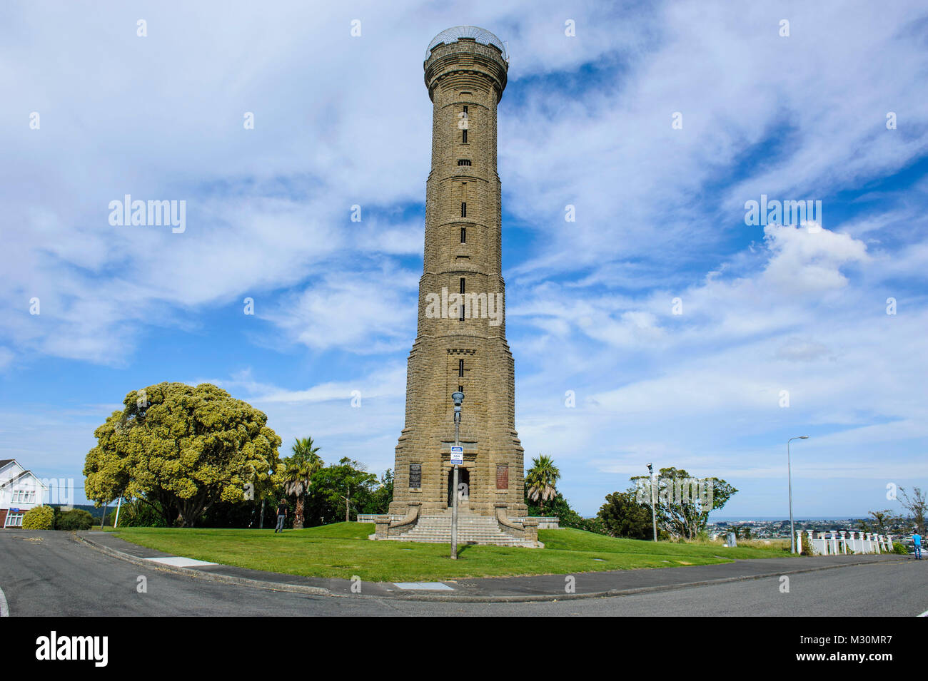Whanganaui memorial tower, Whanganui, North Island, New Zealand Stock ...