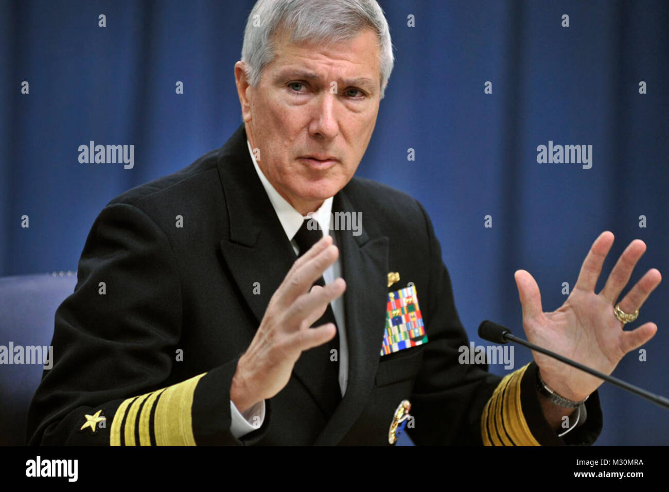 Adm. Samuel J. Locklear III, Commander of U.S. Pacific Command, briefs ...