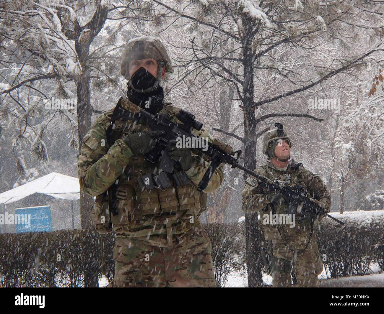 On patrol by The National Guard Stock Photo - Alamy