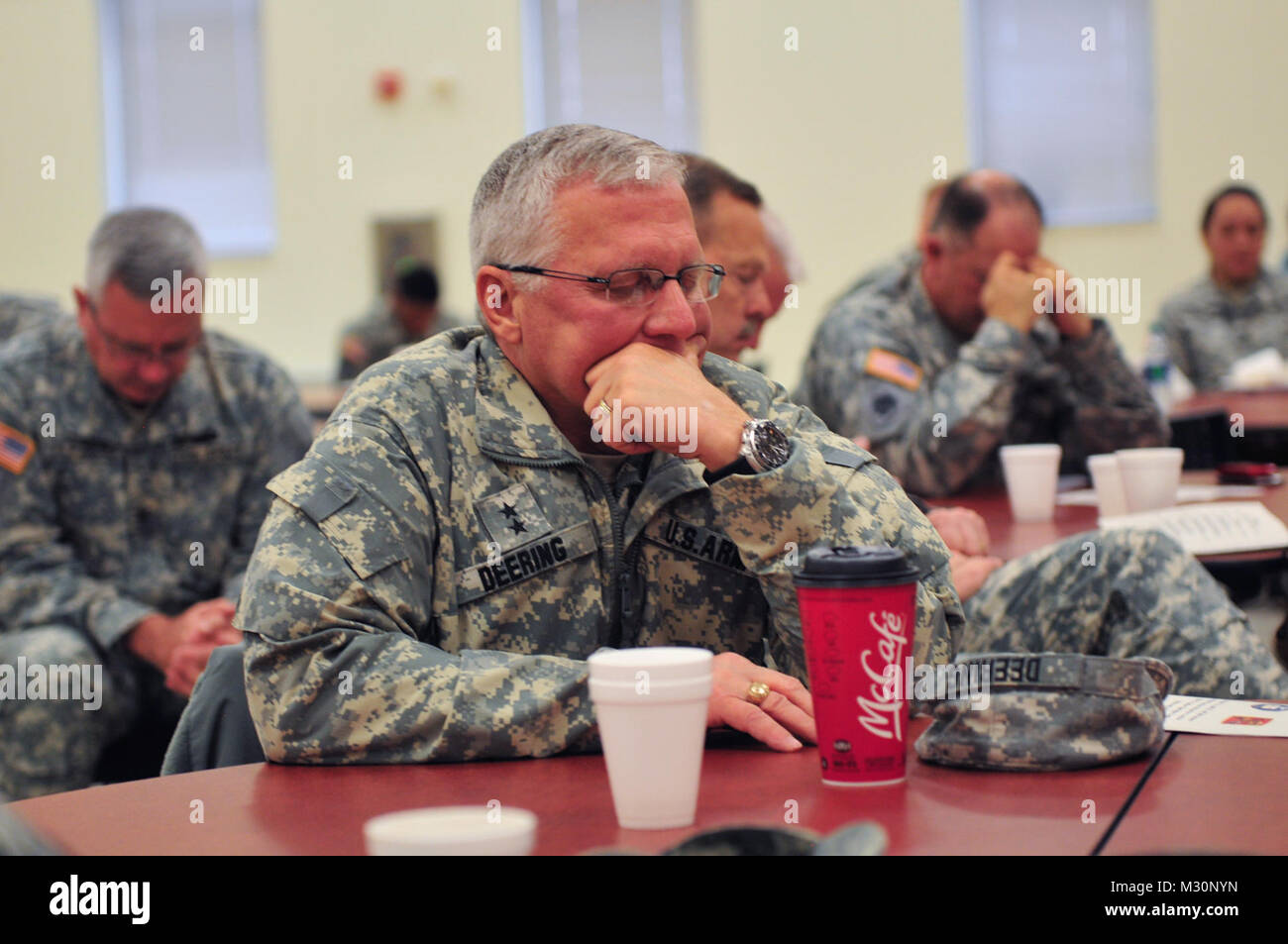 The 45th Fires Brigade, Oklahoma Army National Guard, hosted a prayer ...