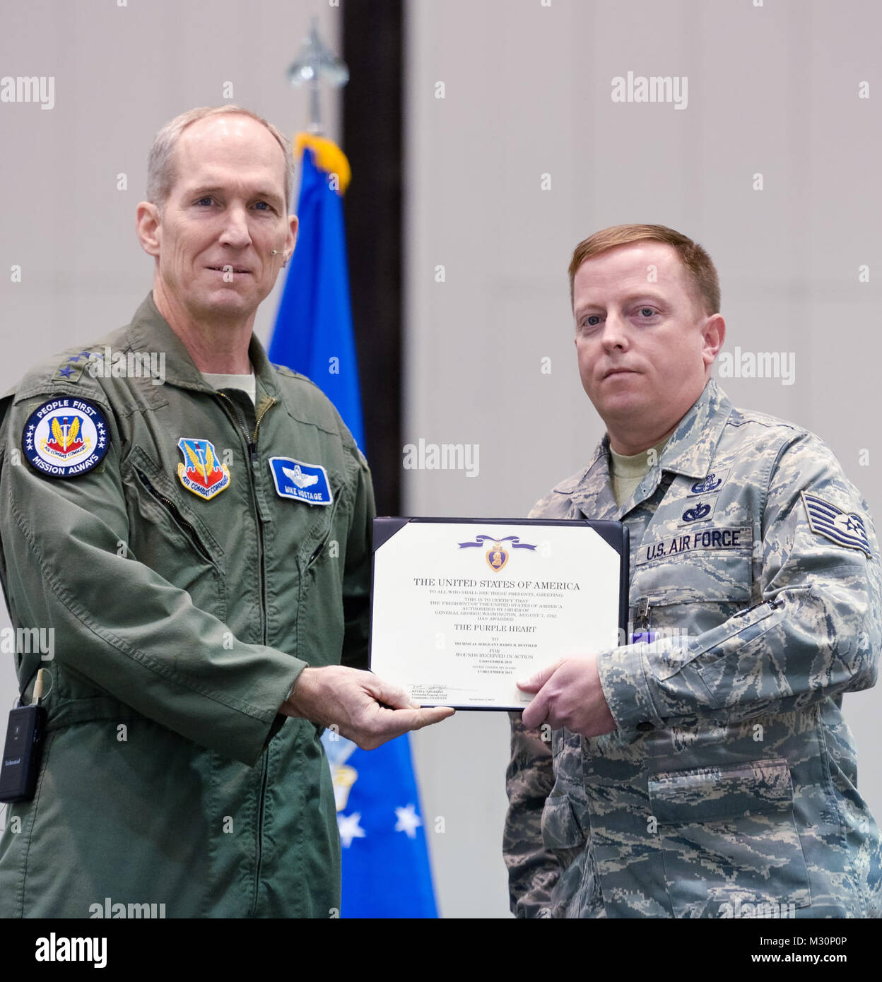 U.S Air Force Gen. Mike Hostage, commander, Air Combat Command ...