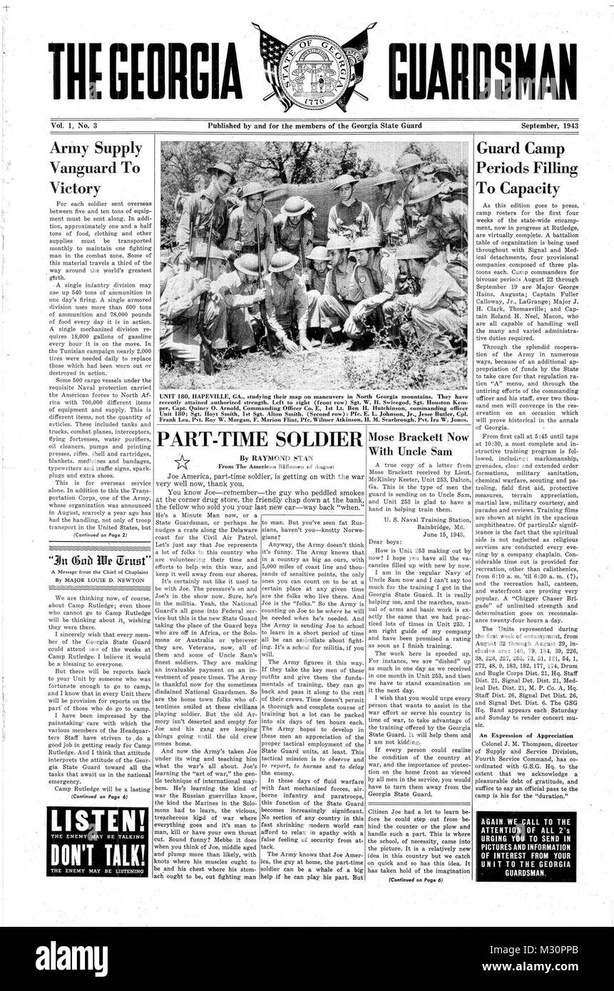 Georgia army national guard Black and White Stock Photos & Images - Alamy