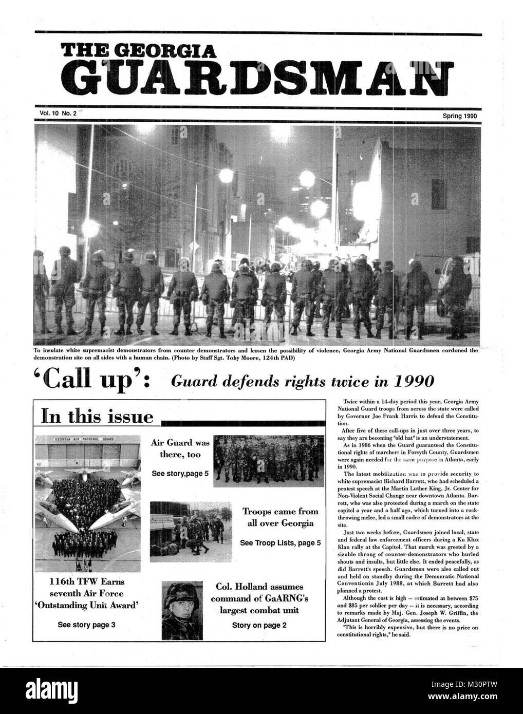 Spring 1990 by Georgia National Guard Stock Photo - Alamy