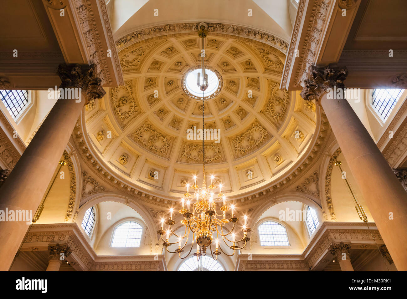 St stephen walbrook ceiling hi-res stock photography and images - Alamy