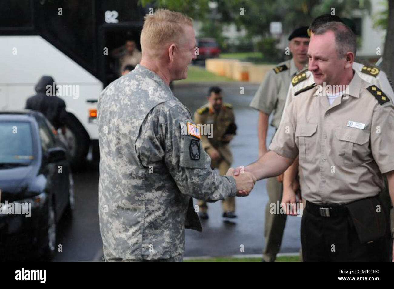 Maj. Gen. Roger Mathews greets recent international graduates by #PACOM ...