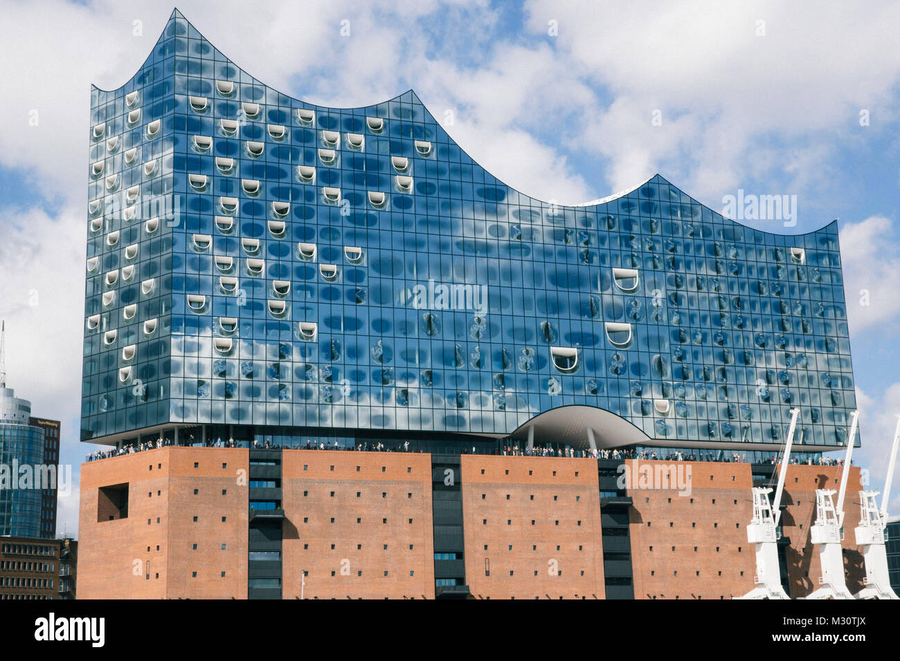 Construction site philharmonic hall elbphilharmonie hi-res stock ...
