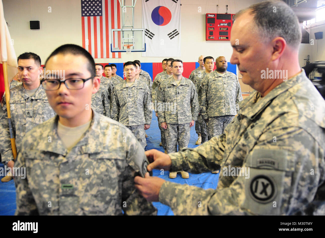 The first-ever Korean Soldier to serve as a Korean Augmentation to ...