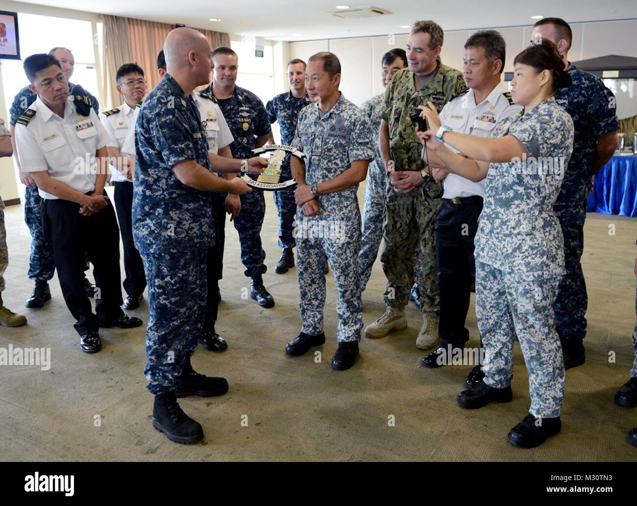 Senior chief and master chief petty officers hi-res stock photography ...