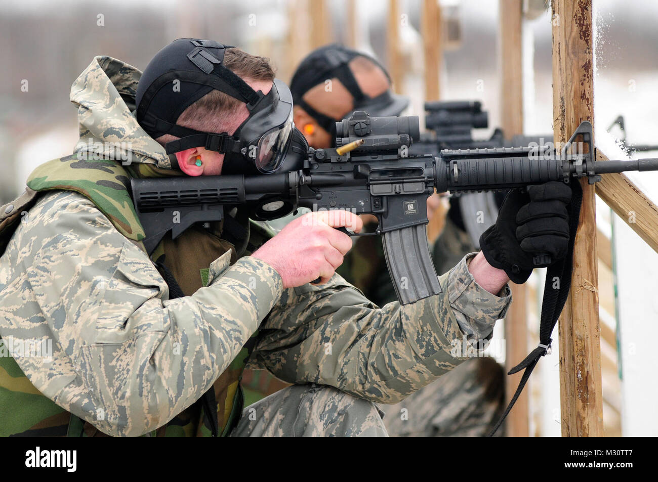 Airmen from the 110th Airlift Wing Civil Engineers Squadron, Battle ...