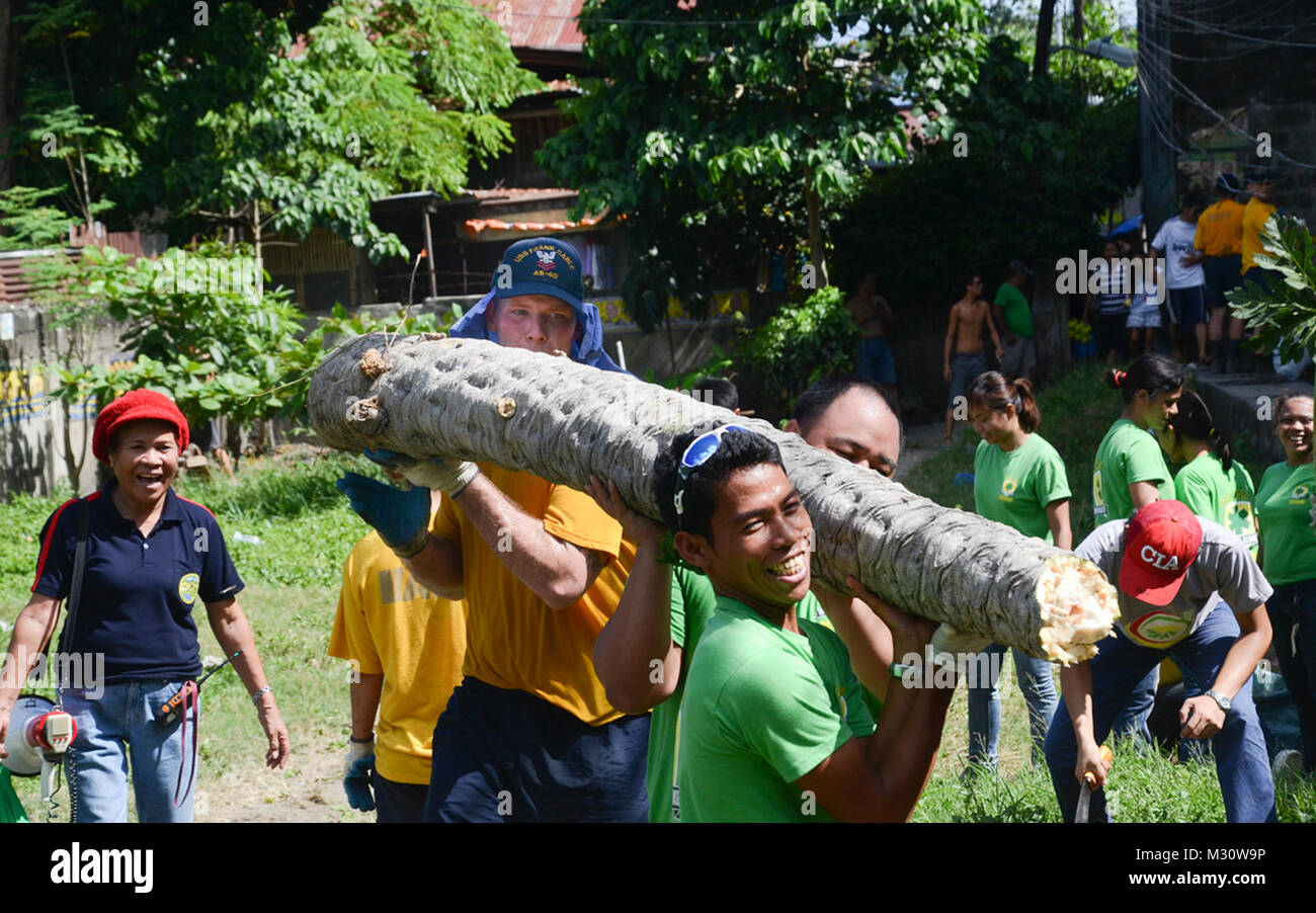 U.S. Sailors Participate In Community Service Project During The Ship's ...