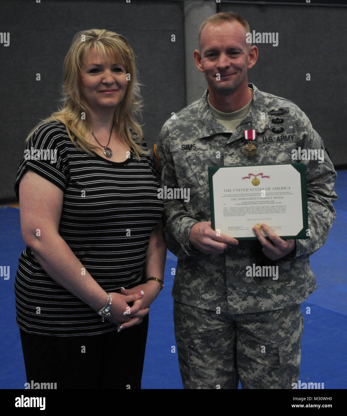 CSM and Mrs Sims by 1 Stryker Brigade Combat Team Arctic Wolves Stock ...