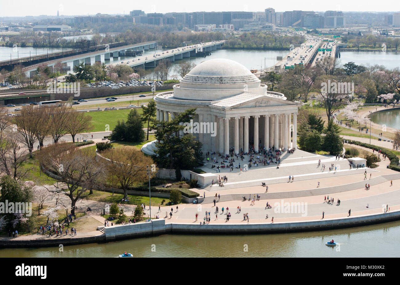 Jefferson Memorial from DCARNG UH-60 Blackhawk Apr 9. by District of ...