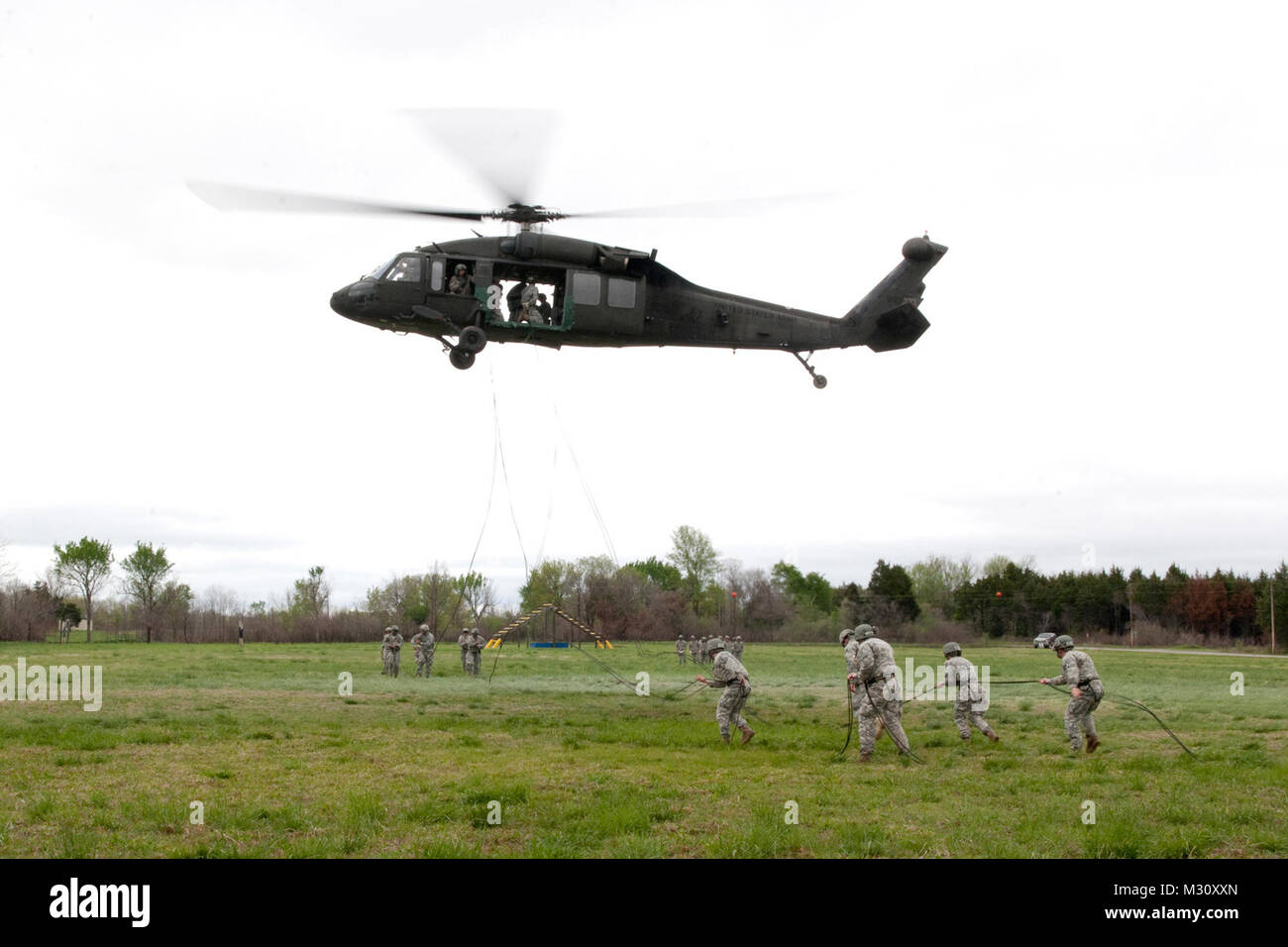 Camp Gruber hosts a 10-day air assault course instructing students on ...