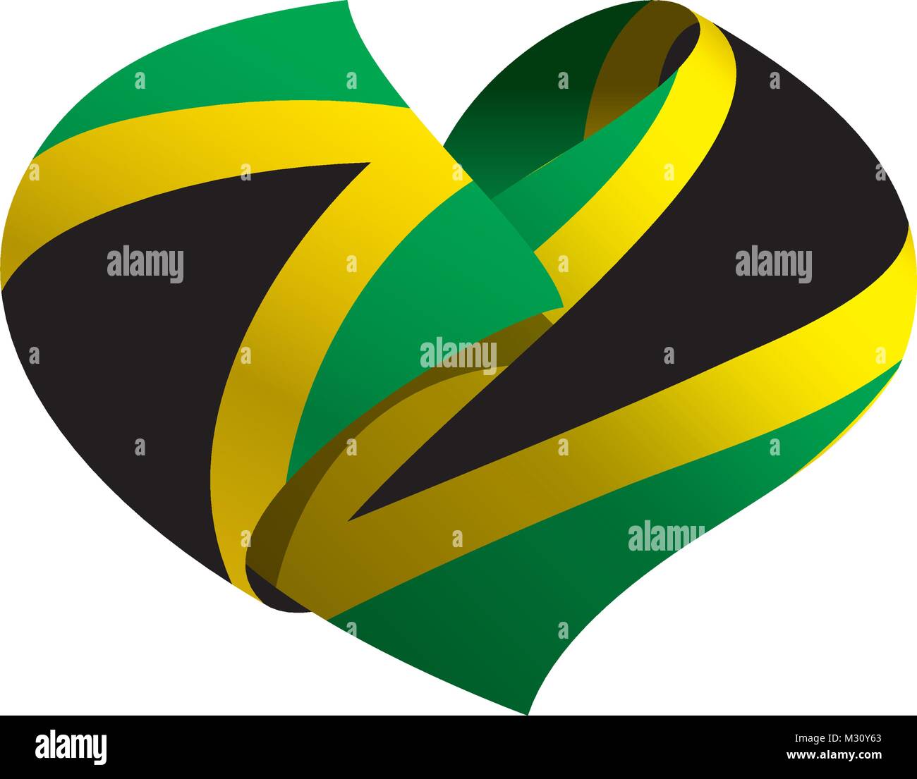 Jamaica flag, vector illustration Stock Vector Image & Art - Alamy