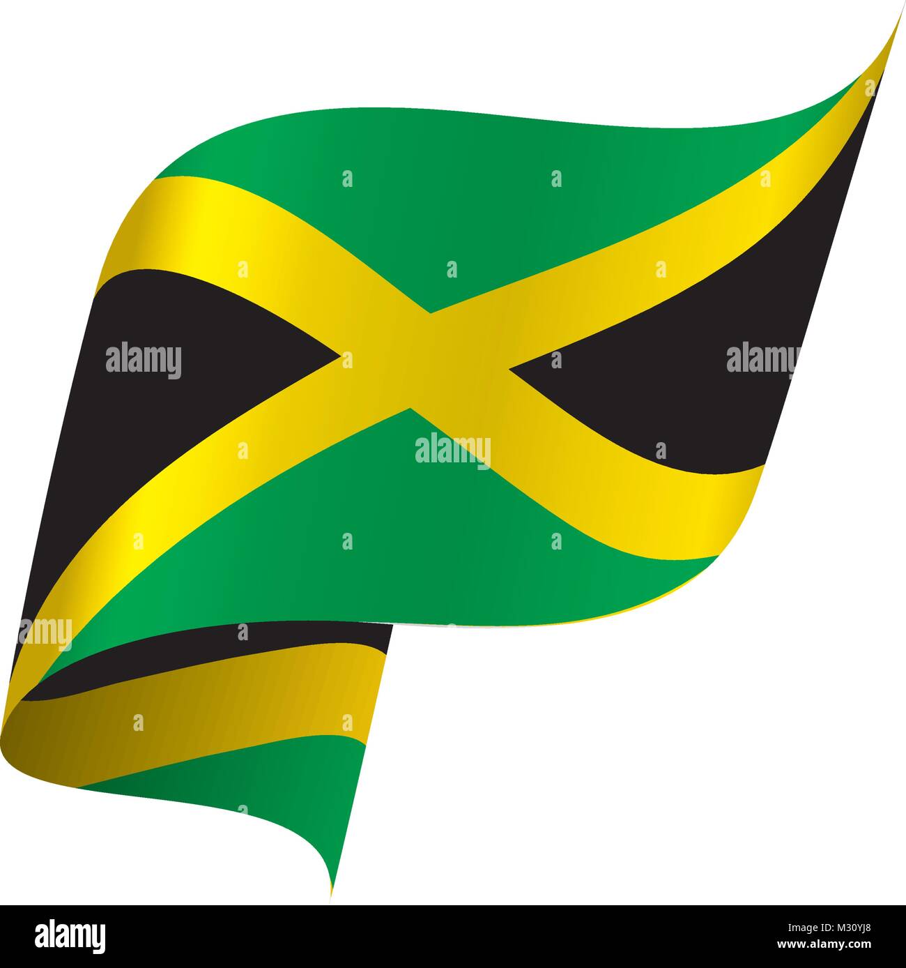 Jamaica flag, vector illustration Stock Vector Image & Art - Alamy