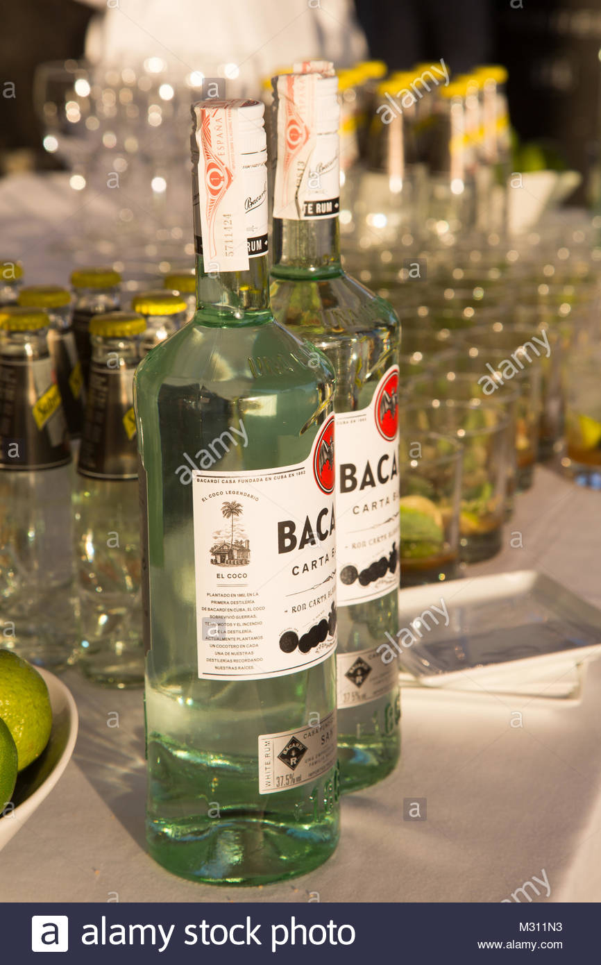 Bacardi Rum Bottles Stock Photos & Bacardi Rum Bottles Stock Images - Alamy
