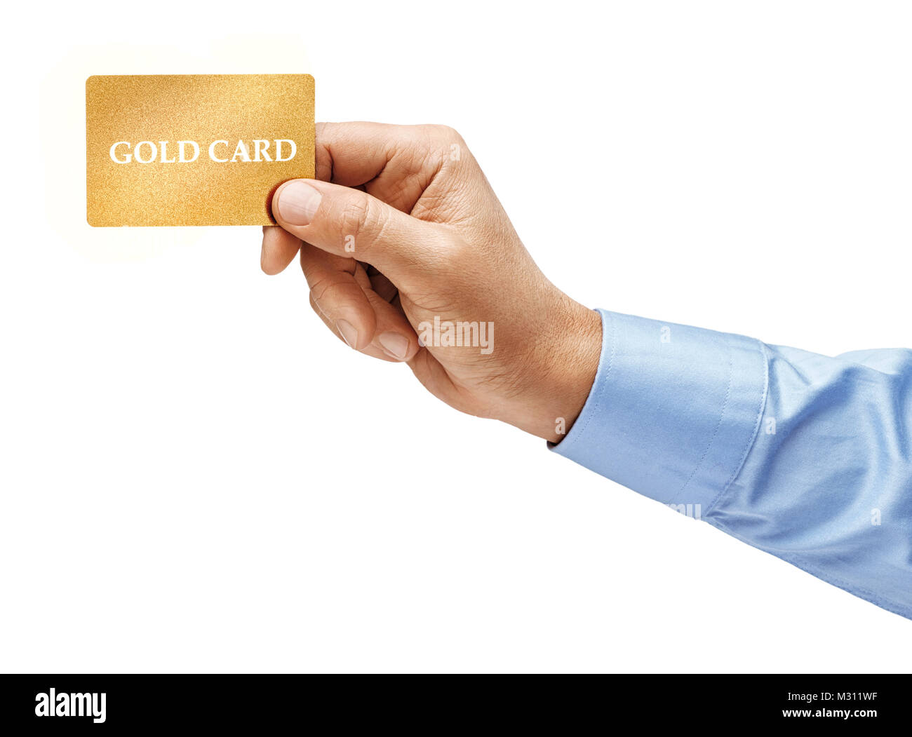 Hand Holding Card High Resolution