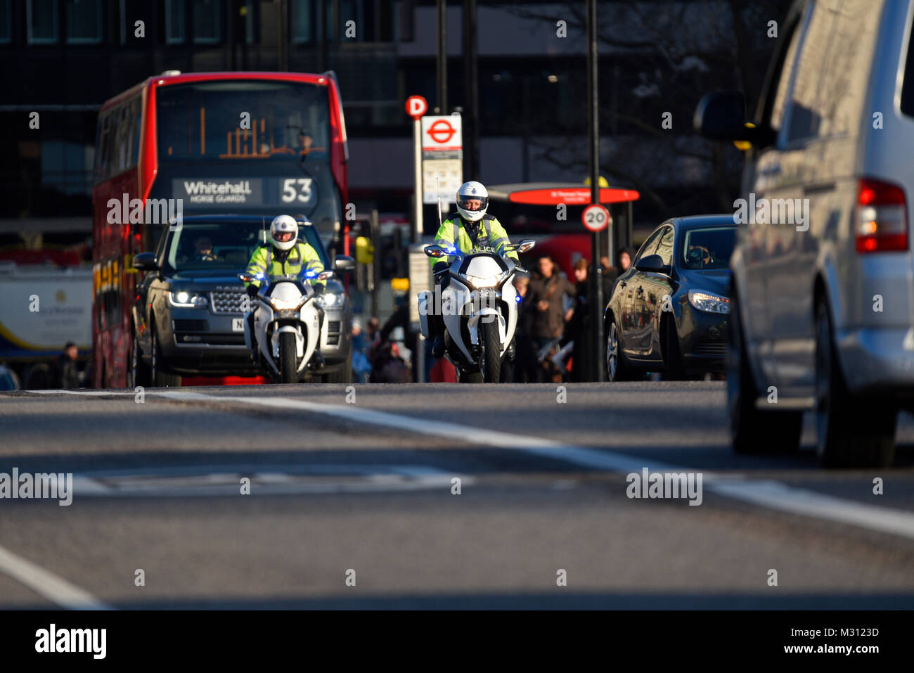 Bus car motorcycle hi-res stock photography and images - Alamy