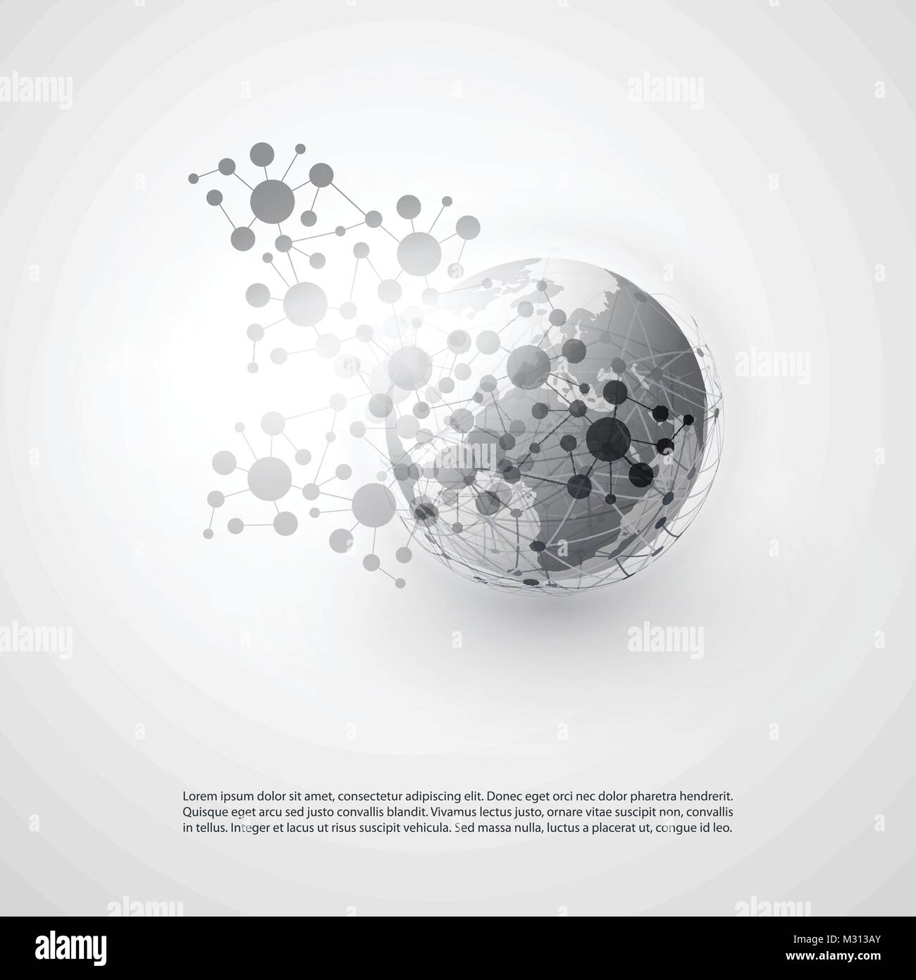 Black and White Modern Minimal Style Cloud Computing, Networks ...
