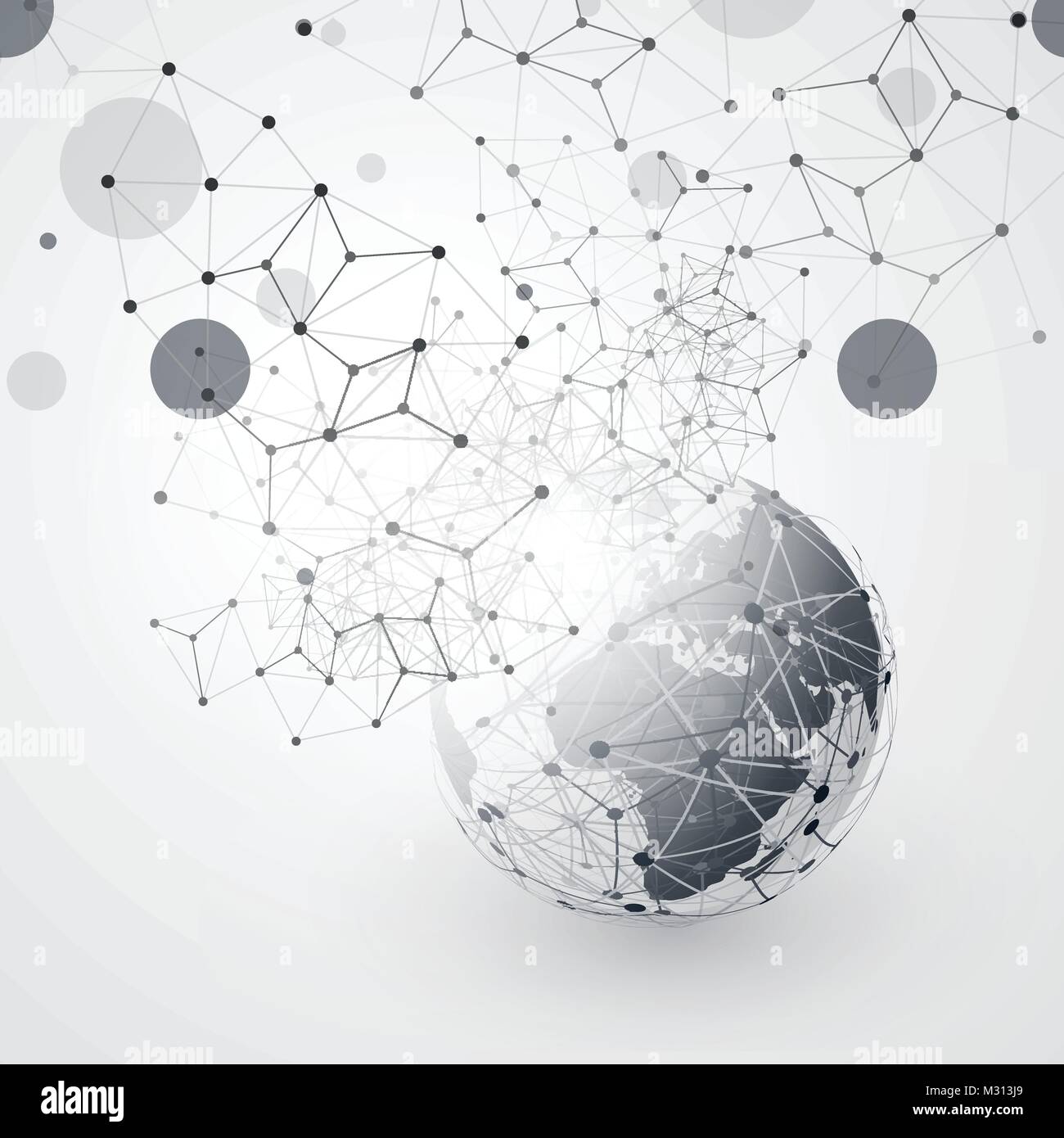 Black and White Modern Minimal Style Cloud Computing, Networks ...