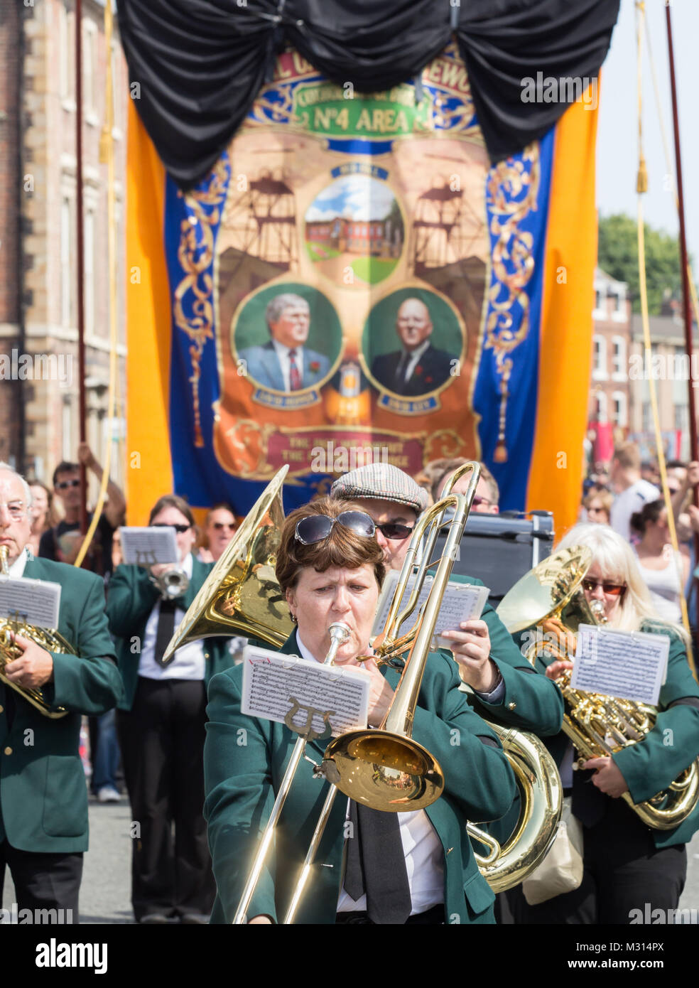 Durham Miners Gala. Durham, United Kingdom Stock Photo - Alamy